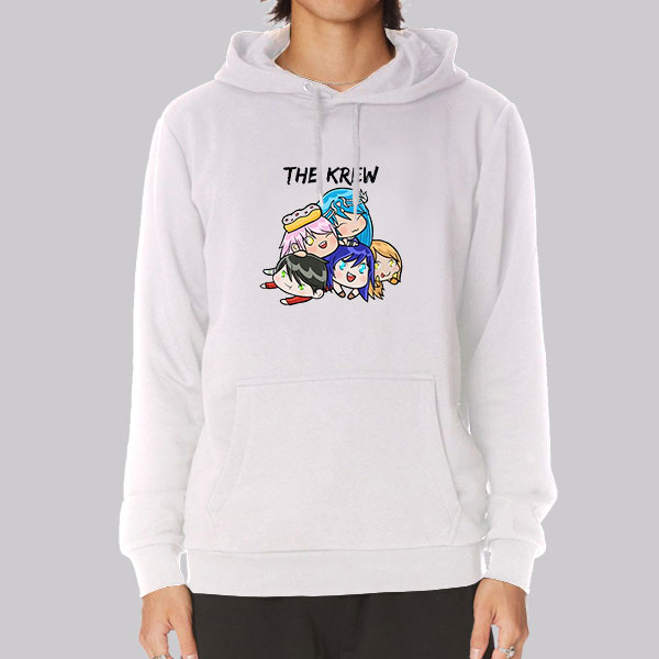 Funneh Merch The Krew Chibi Sweatshirt Cheap | Made Printed