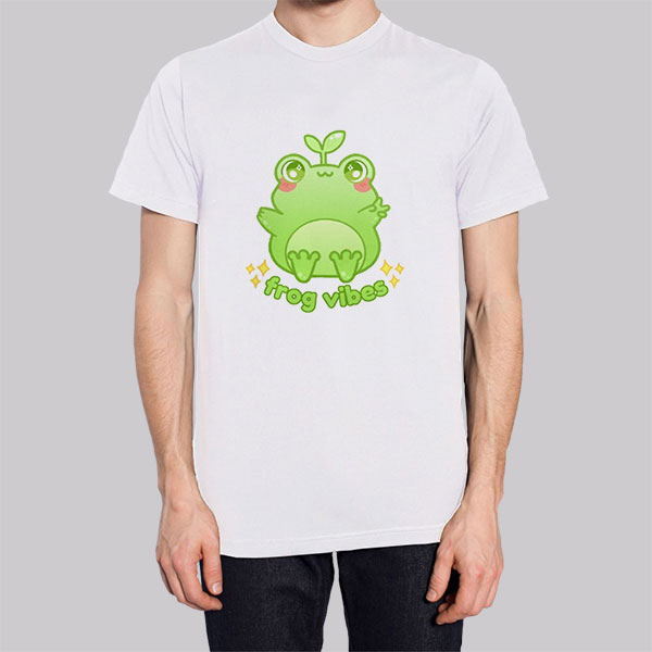 Froggycrossing Merch Frog Vibes Hoodie Cheap | Made Printed