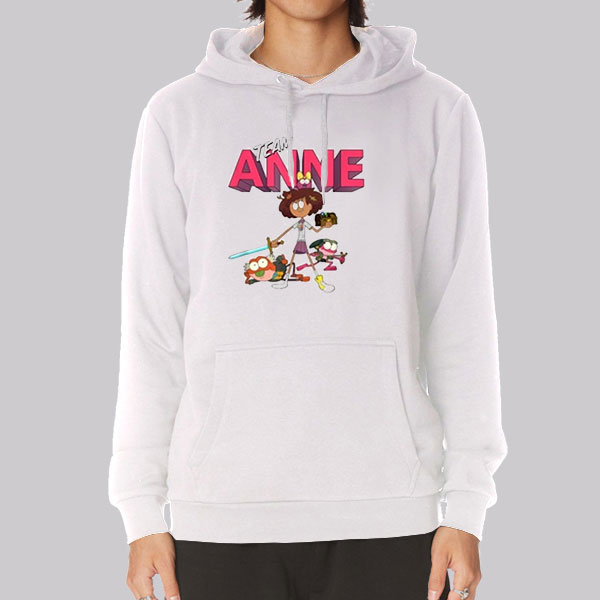 Amphibia Merch Team Anne Hoodie Cheap | Made Printed