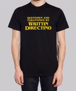 Written and Directed by Quentin Tarantino Meme Hoodie Cheap | Made Printed
