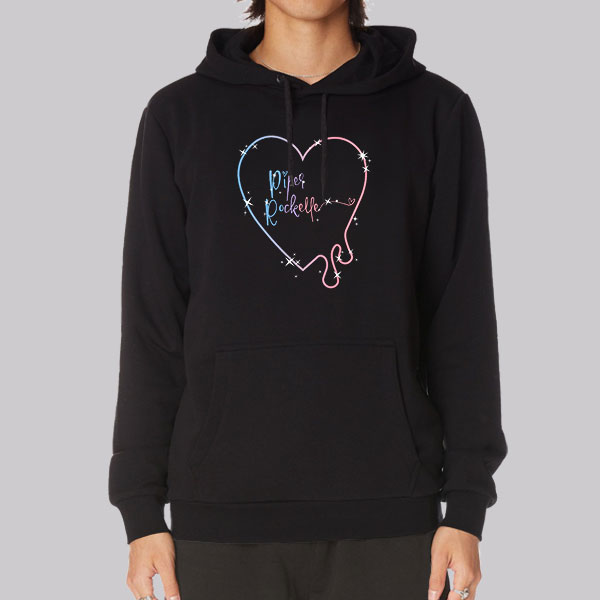 Piper Rockelle Logo Drippy Heart Hoodie Cheap | Made Printed