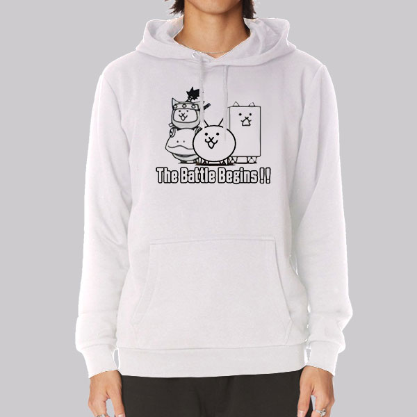 Battle Cats Archer Cat Cartoon Hoodie Cheap | Made Printed